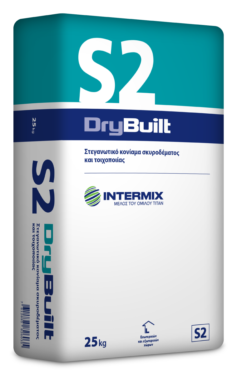 DryBuilt S2 - ΓΚΡΙ ΡΗΤΙΝΟΥΧΟ ΤΣΙΜΕΝΤΟΕΙΔΕΣ ΣΤΕΓΑΝΩΤΙΚΟ ΚΟΝΙΑΜΑ - Intermix